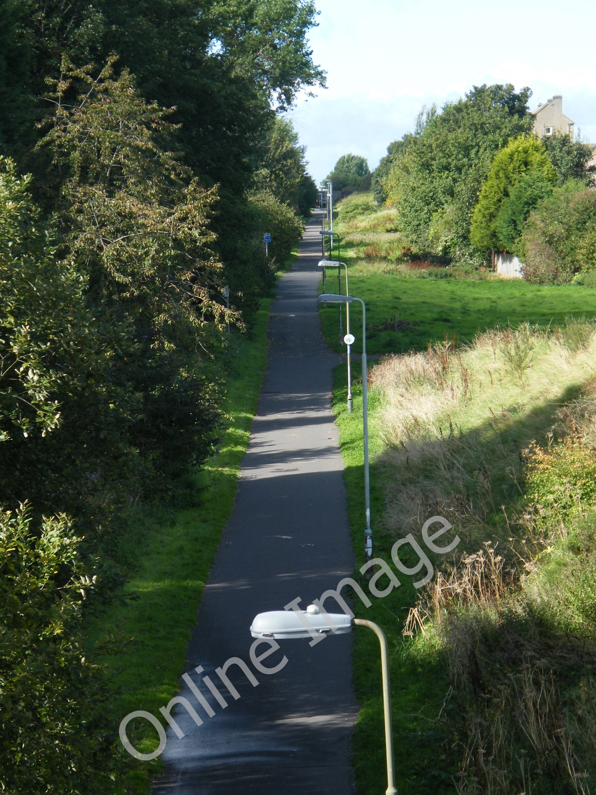 Photo 12x8 View of the Silverknowes cycle path from Telford road ...