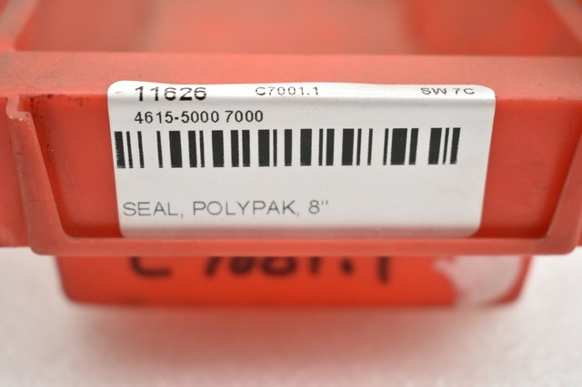 PARKER POLYPAK ROD-PISTON SEAL 8" C7001-1 11626 4615-5000-7000 BLACK ...