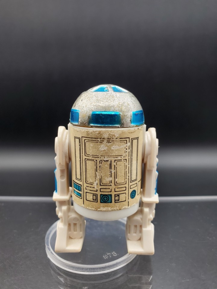 Vintage Star Wars Artoo-Detoo (R2-D2) Complete 1977 Kenner HK Action ...