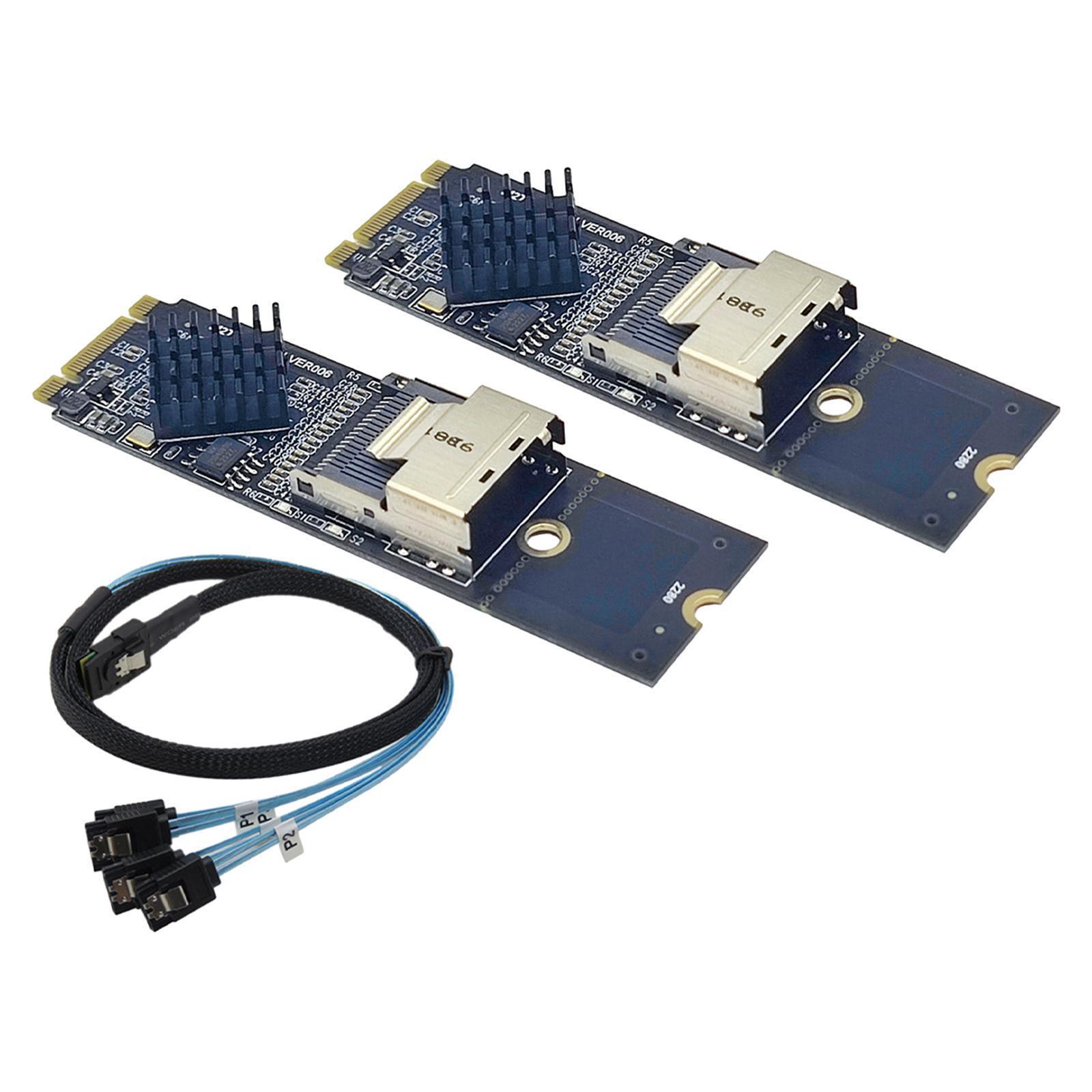 M.2 NVMe to SFF 8087 SATA 3.0 Expansion Card PCB Board Easy ...