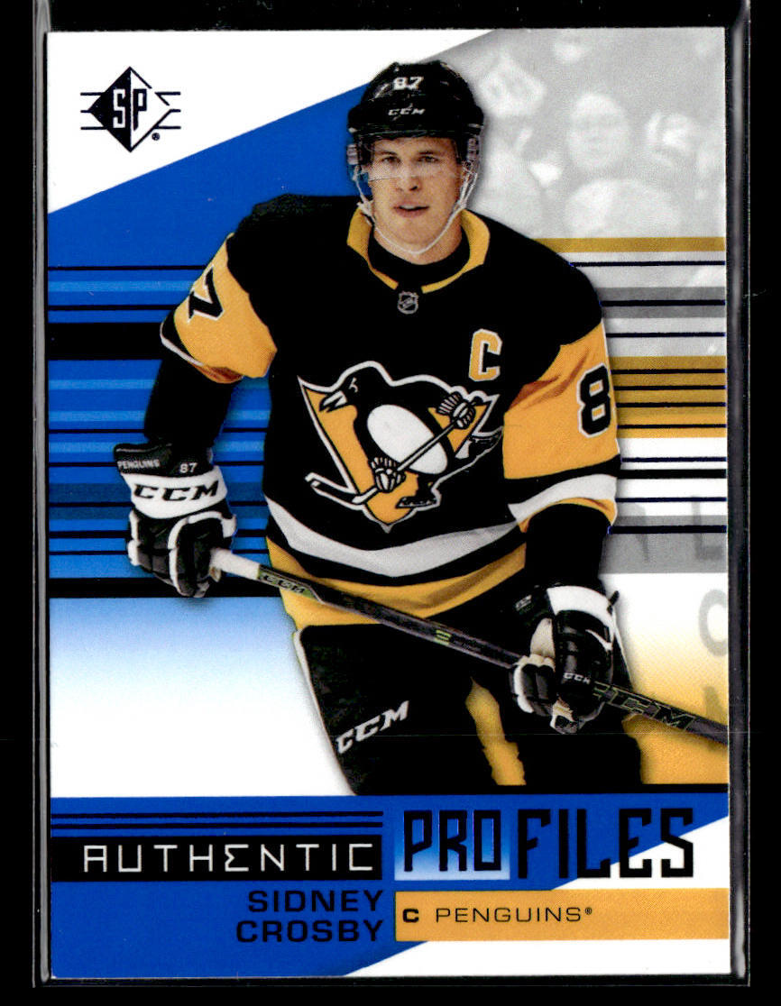 2019-20 SP Authentic Profiles Blue #APSC Sidney Crosby | eBay