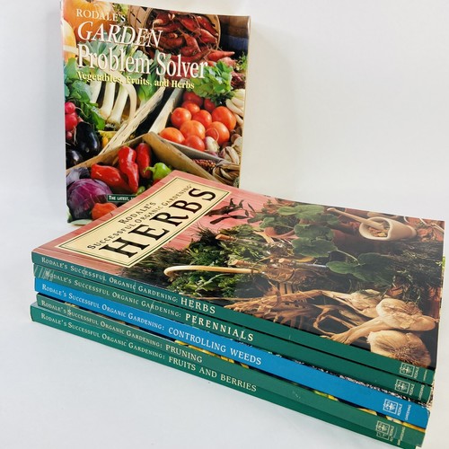 6 Rodales Successful Organic Gardening Books Problem Solver Herbs