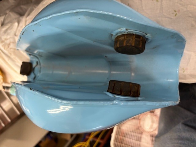 1977 Yamaha TY250 aluminum Trials fuel tank | eBay