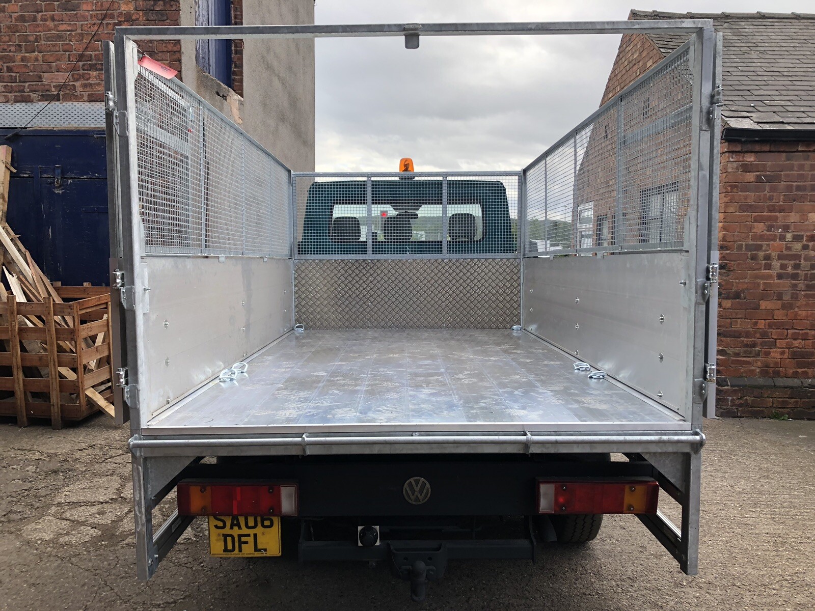 Brand New Aluminium Tipper Bodies Ford Transit Iveco Nissan Sprinter ...
