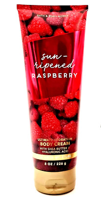 Bath & Body Works Ultimate Hydration Body Cream SUN RIPENED RSPBERRY 8 ...
