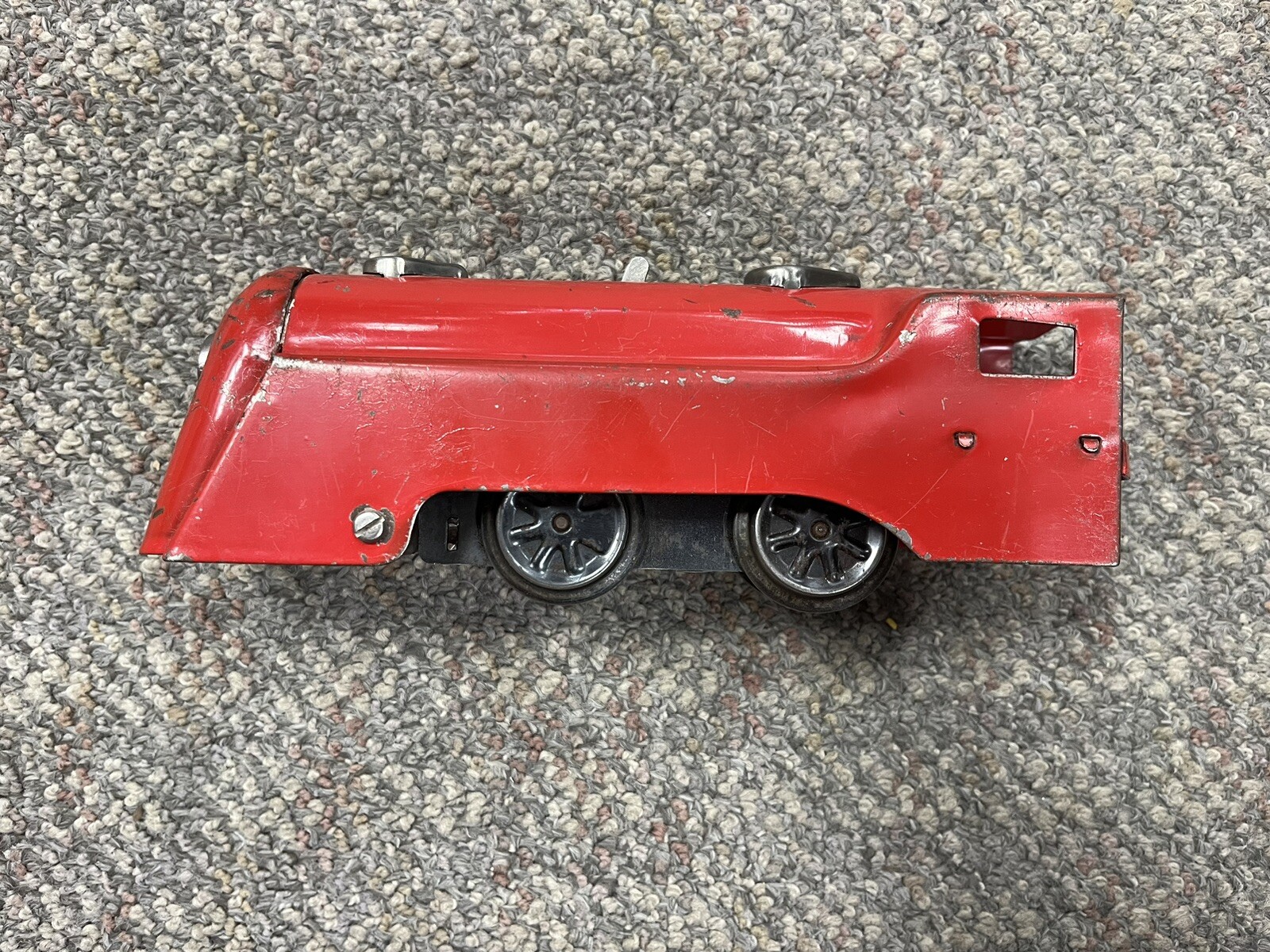 + Marx O Gauge Tinplate Red Wind Up Locomotive Original - No Key | eBay