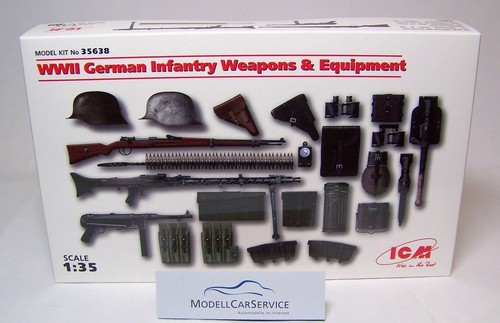 ICM 35638 - 1/35 German Infantry Weapons and Equipment, WWII, plastic ...