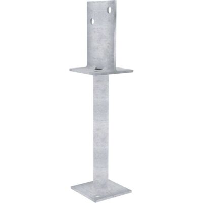 Dunnings 450mm Leg M12 Galvanised Centre Fix Anchor Post | eBay Australia