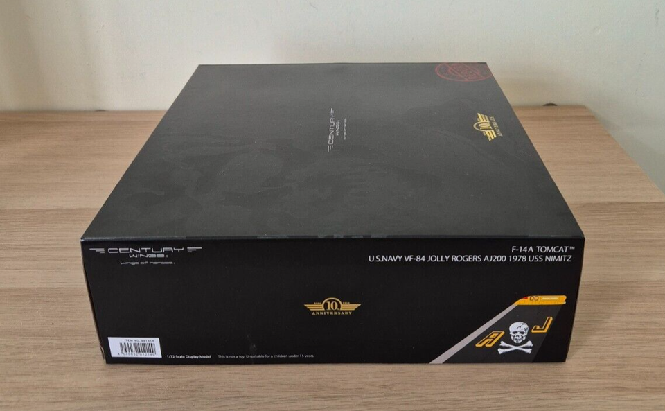 Century Wings 1/72 CW 001619 F-14A Tomcat USN VF-84 Jolly Rogers, USS ...