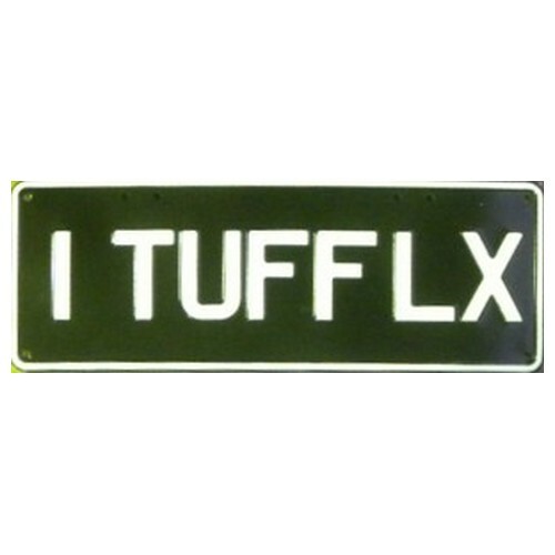 Novelty Number Plate - 1 Tuff LX AUS Licence Plate Sign Wall Art Home ...