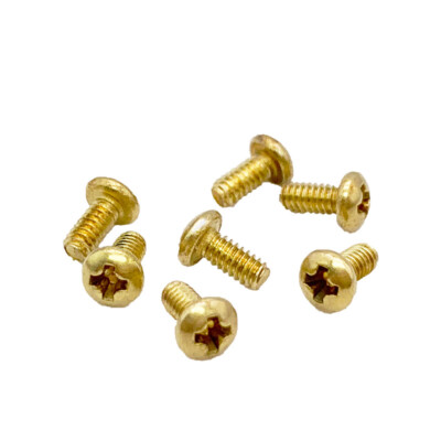 2#-56 Brass Inch Bolts UNC Round Head Screw Pan head screws | eBay