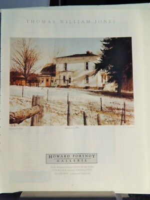 THOMAS W JONES / DOUGLAS LAIRD ART PIECES ORIG VTG 2000 ADVERTISEMENT ...