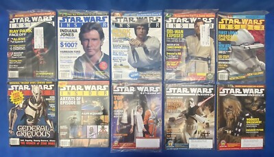 Star Wars Fan Club Insider Magazines Issues #70 thru 79 | eBay