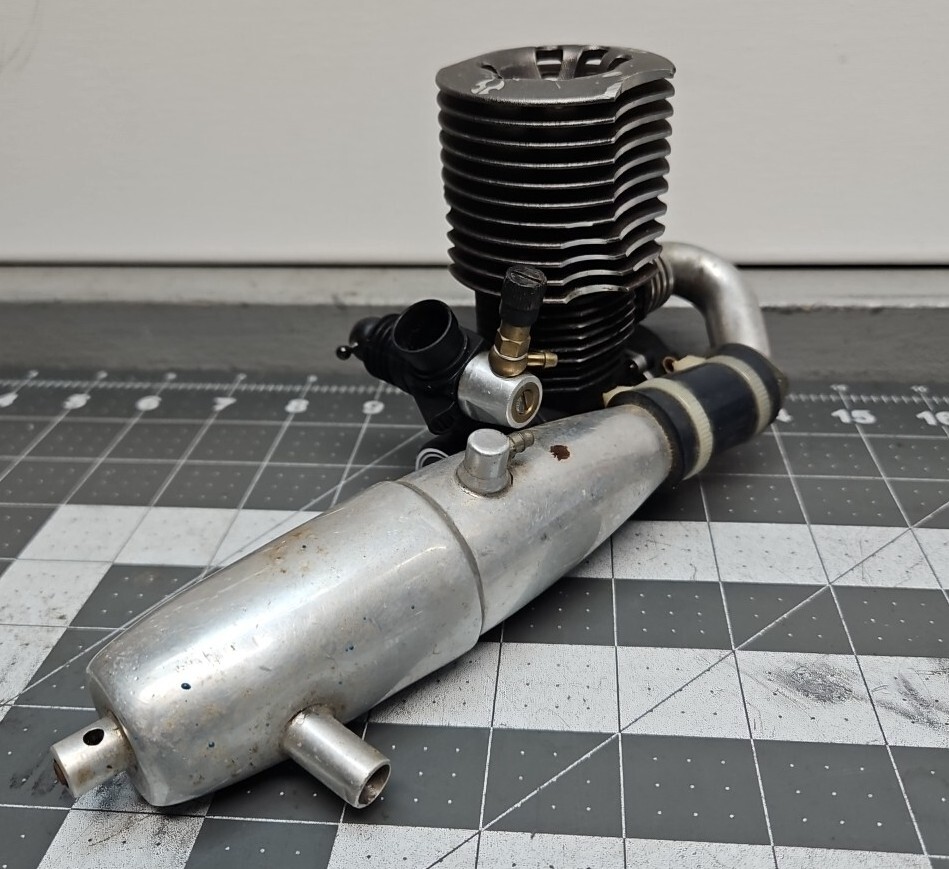 Axial 28 Engine And Exhaust Used Great Shape | eBay
