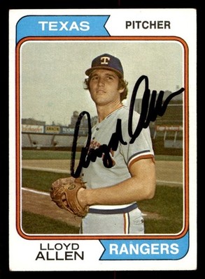 1974 Topps Baseball #539 Lloyd Allen Signed Autograph (no COA) *d2 | eBay