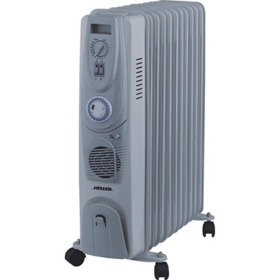 Heller 11 Fin Oil Column Heater with Timer 9312737101358 | eBay Australia