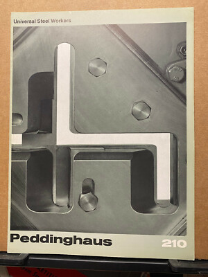 Vtg Peddinghaus Catalog 210 Universal Steel Workers Machine Tools 1968 ...