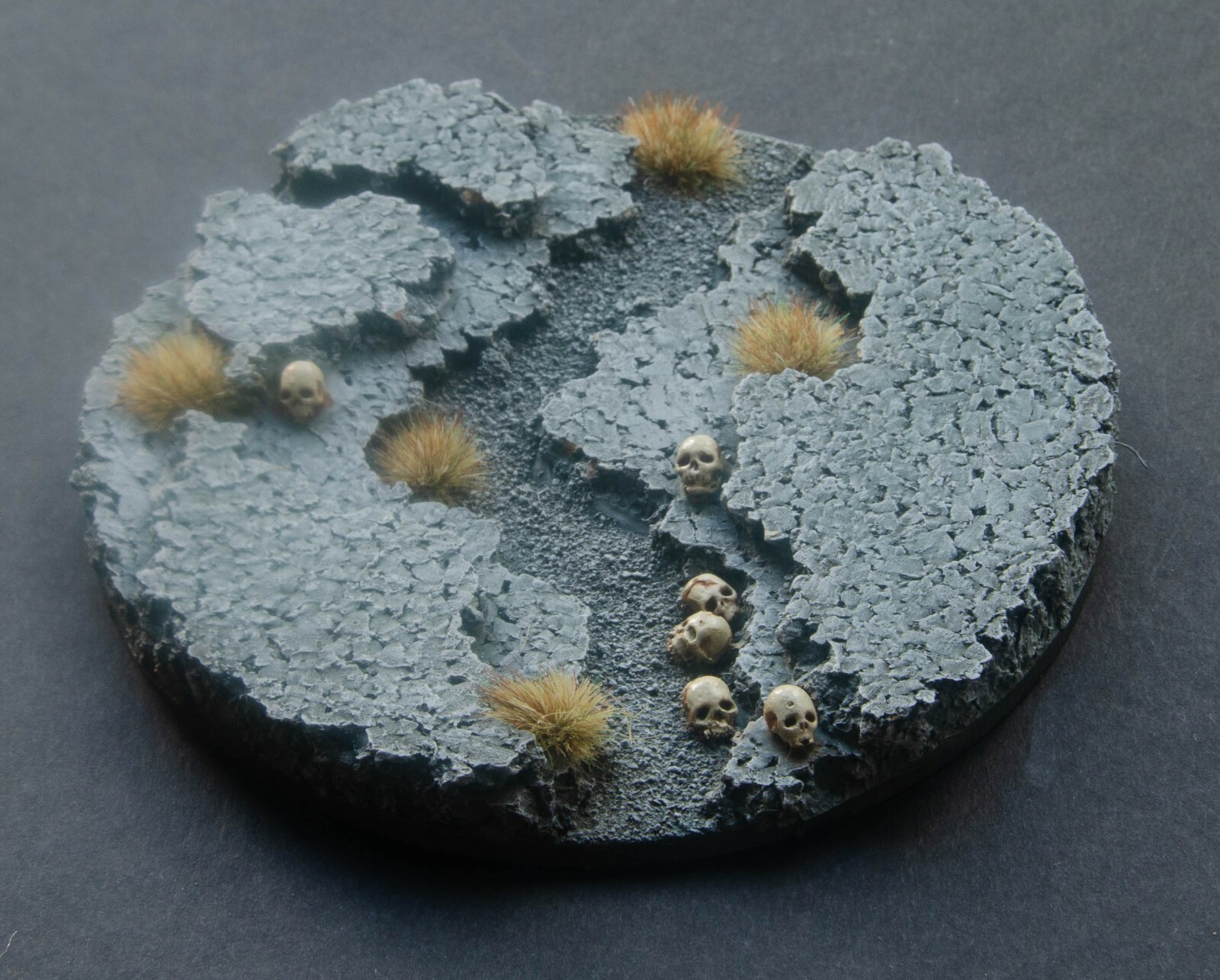 100mm x 1 Rock Rubble Bases Warhammer 40k AOS Handmade Resin Unpainted ...