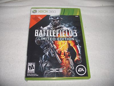 Battlefield 3 -- Limited Edition (Microsoft Xbox 360, 2011)"2 Disc ...
