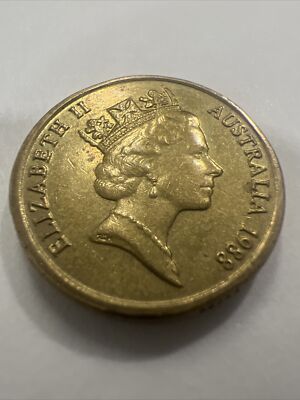 RARE AUSTRALIA 1988 ABORIGINAL ELDER HH VARIETY 2 DOLLAR COIN QUEEN ...