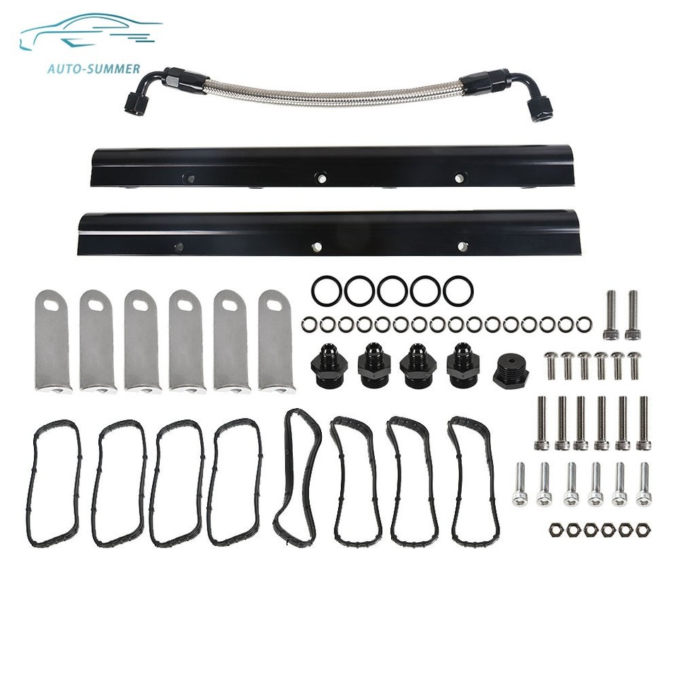 Billet Fuel Rail Kit for LS LS1 LS2 LS3 LS6 Intake Manifold +Hardware ...