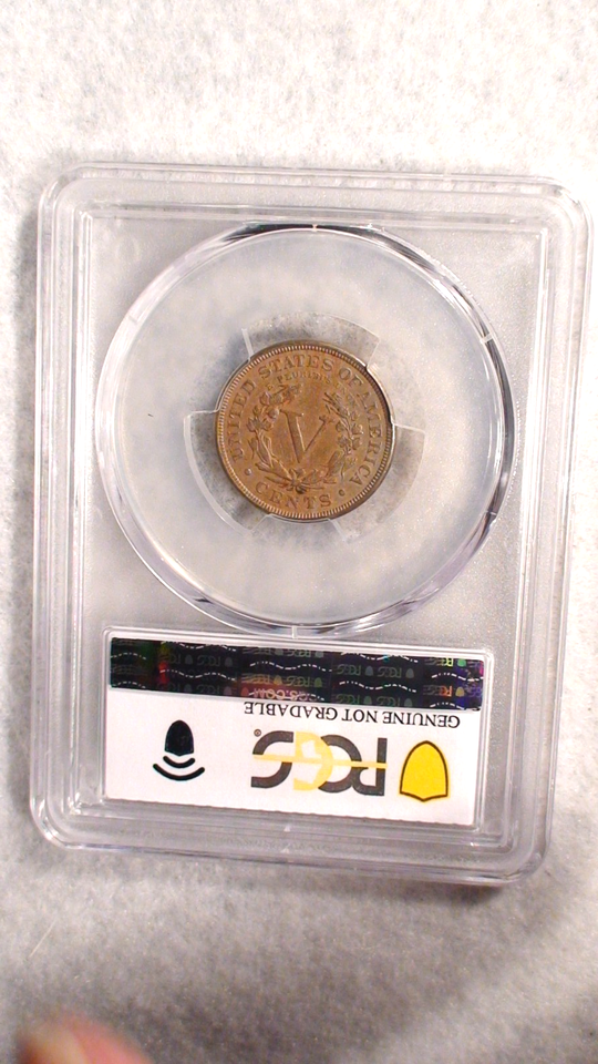 1888 PCGS EXTRA FINE LIBERTY "V" NICKEL CIRCULATED 5C COIN BUY IT NOW ...
