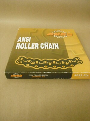 AMEC 40SS RIV 40SS-1R 10 FT ROLLER CHAIN 240 LINKS | eBay