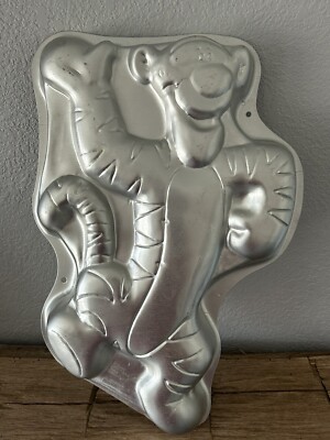 VTG 1995 Wilton Tigger Cake Pan Mold Aluminum Walt Disney Winnie the ...