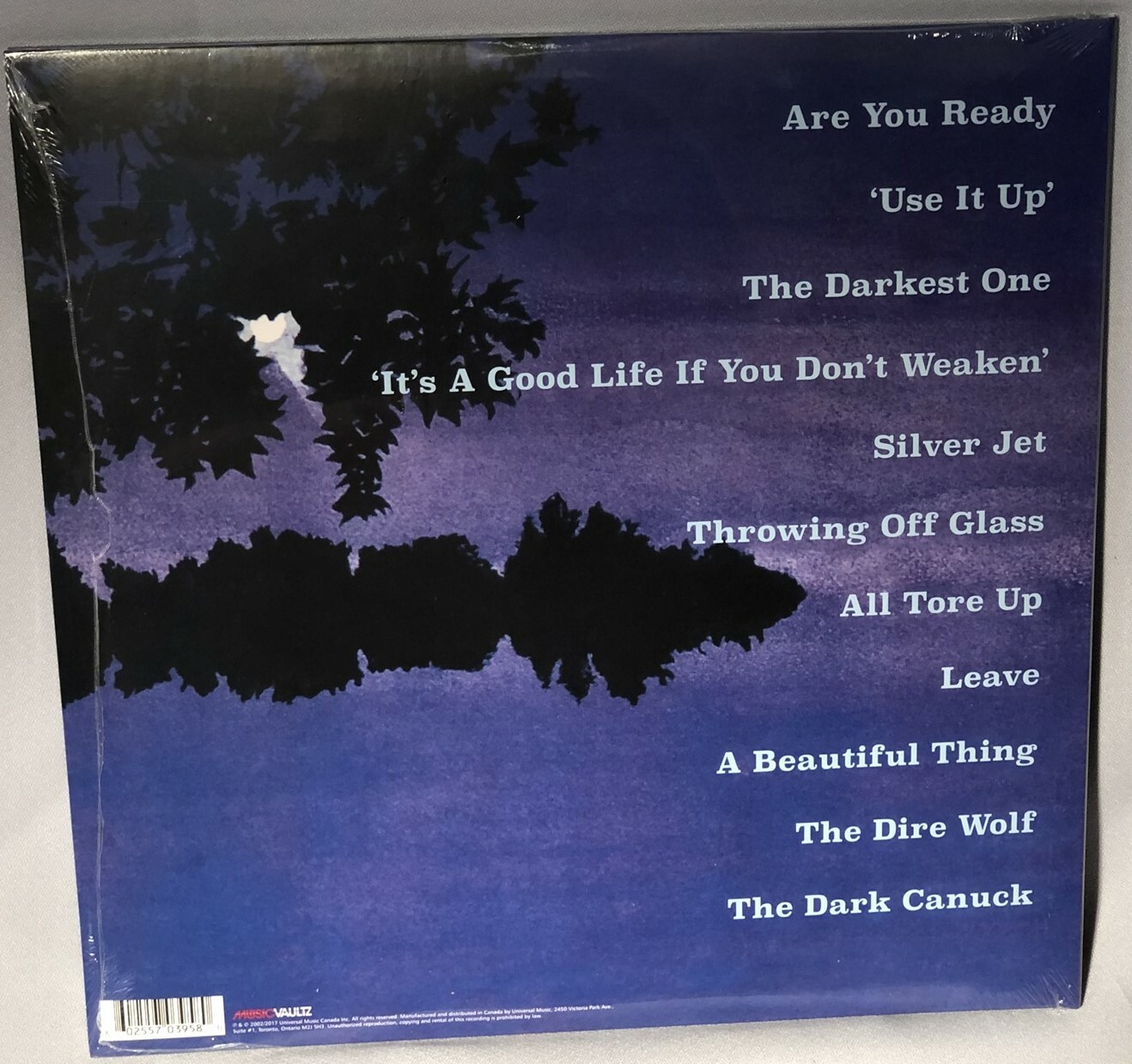 LP THE TRAGICALLY HIP In Violet Light (Vinyl, Universal, 2017) NEW MINT ...