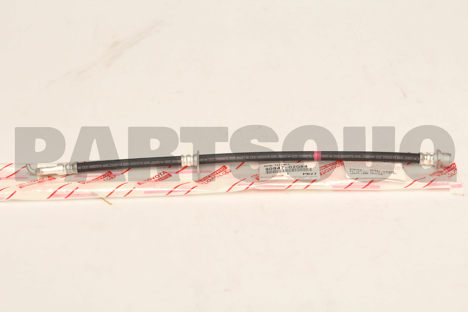 9094702G84 Genuine Toyota HOSE, FLEXIBLE, NO.2(FOR FRONT) 90947-02G84 ...