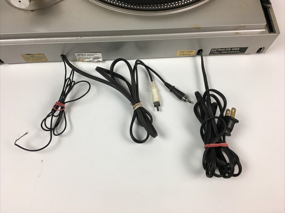 Vintage Dual CS 1268 turntable - tested and working with issues - READ ...