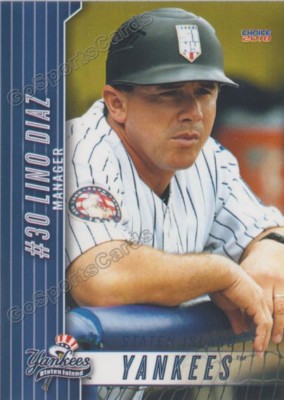 2018 Staten Island Yankees Lino Diaz MGR New York | eBay
