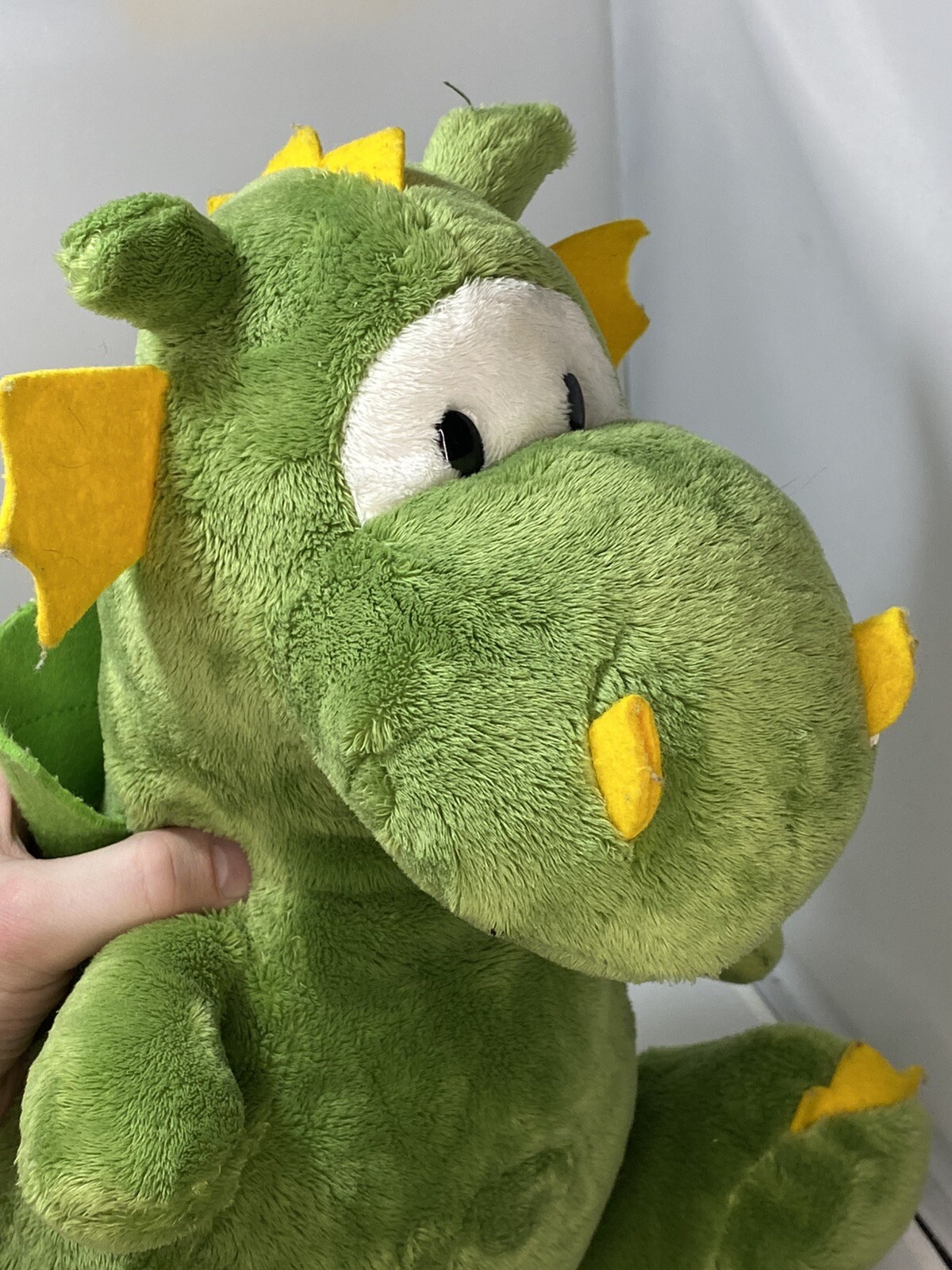 G by GUND Green Yellow Dragon Plush Stuffed Animal Lovey Large 15 ...