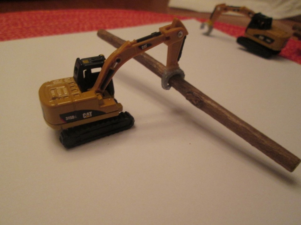 N Scale Caterpillar Track Logger W/Grapple Boom & Log !!! | eBay