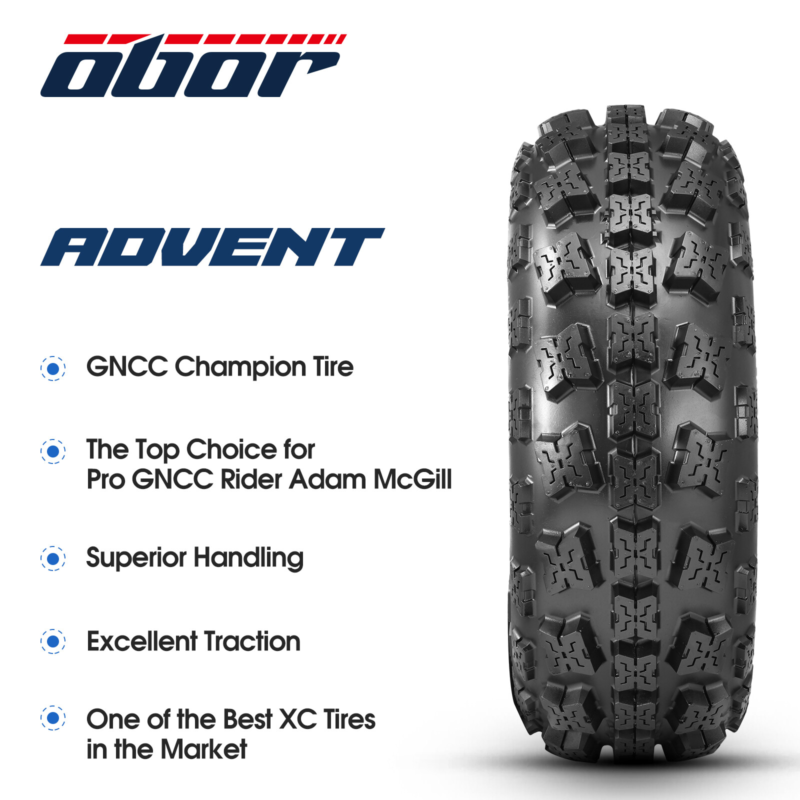 OBOR Advent ATV Tires 21x7x10 20x11x9 6PR Sport Quad All Terrain Pro ...