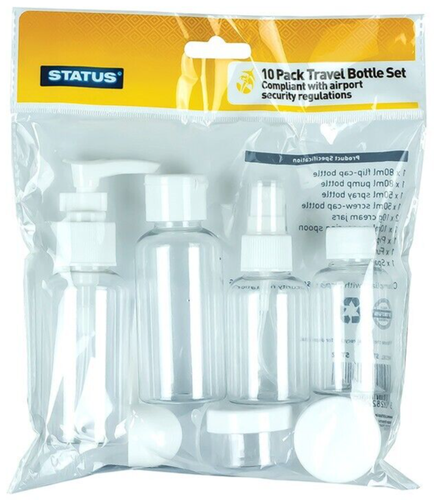 10 Pcs100ml Travel Pump Bottle Liquid Hand Wash Spray Toiletry Set Leak ...