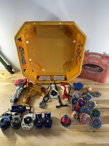 BEYBLADE LOT of Beyblades Burst Various Sizes, Ripcords, Launchers ...