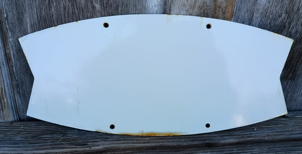 Vintage Coca Cola Porcelain Heavy Metal Fish Tail Sign 16" | eBay