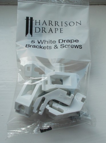Harrison Drape Track Brackets Pack 5 new | eBay UK