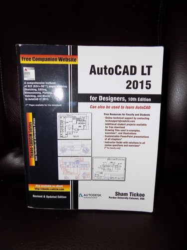 AutoCAD LT 2015 for Designers, 10th Edition Book EUC | eBay