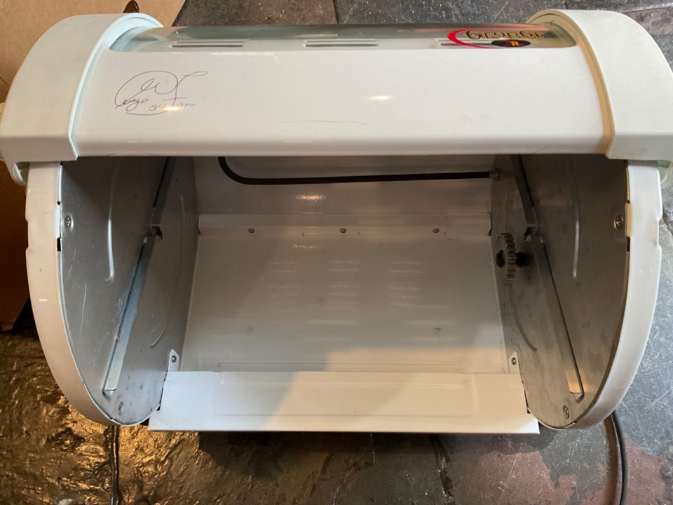 George Foreman George JR Rotisserie White W/Glass closure Door model ...