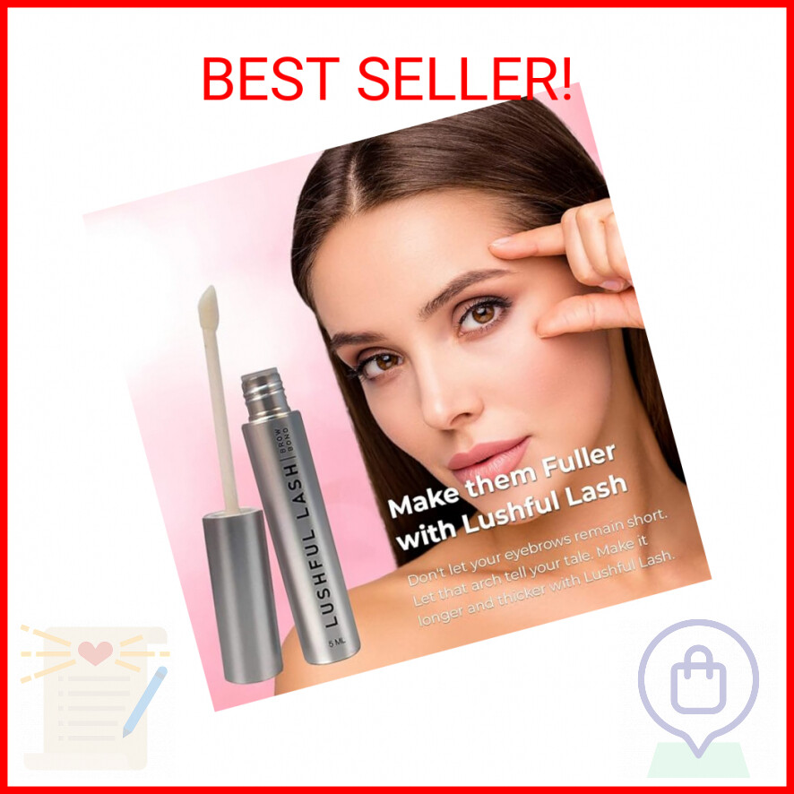 Lushful Lash Eyebrow Enhancement Growth Serum for Thicker and Fuller ...