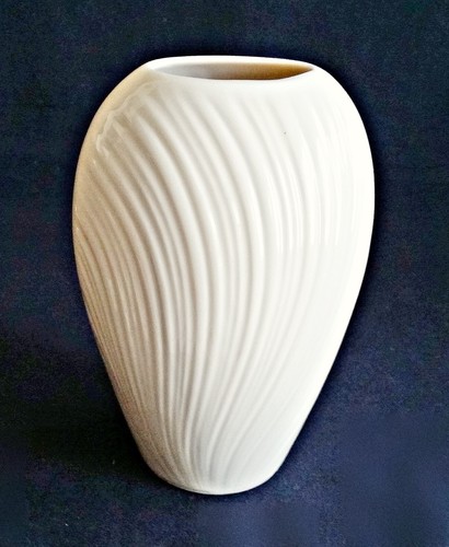 Vintage 1980s/90s LENOX MIRAGE COLLECTION 6" VASE SWIRL PATTERN OVAL ...