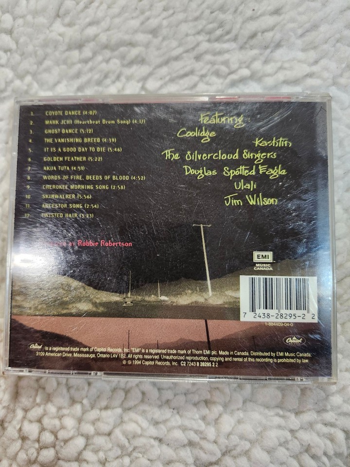 Robbie Robertson Music For The Native Americans CD 1994 Capitol EMI ...