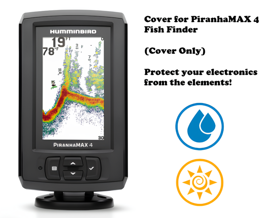Cover for Humminbird PiranhaMax 4 Fish Finder - Custom Slip-on Durable ...