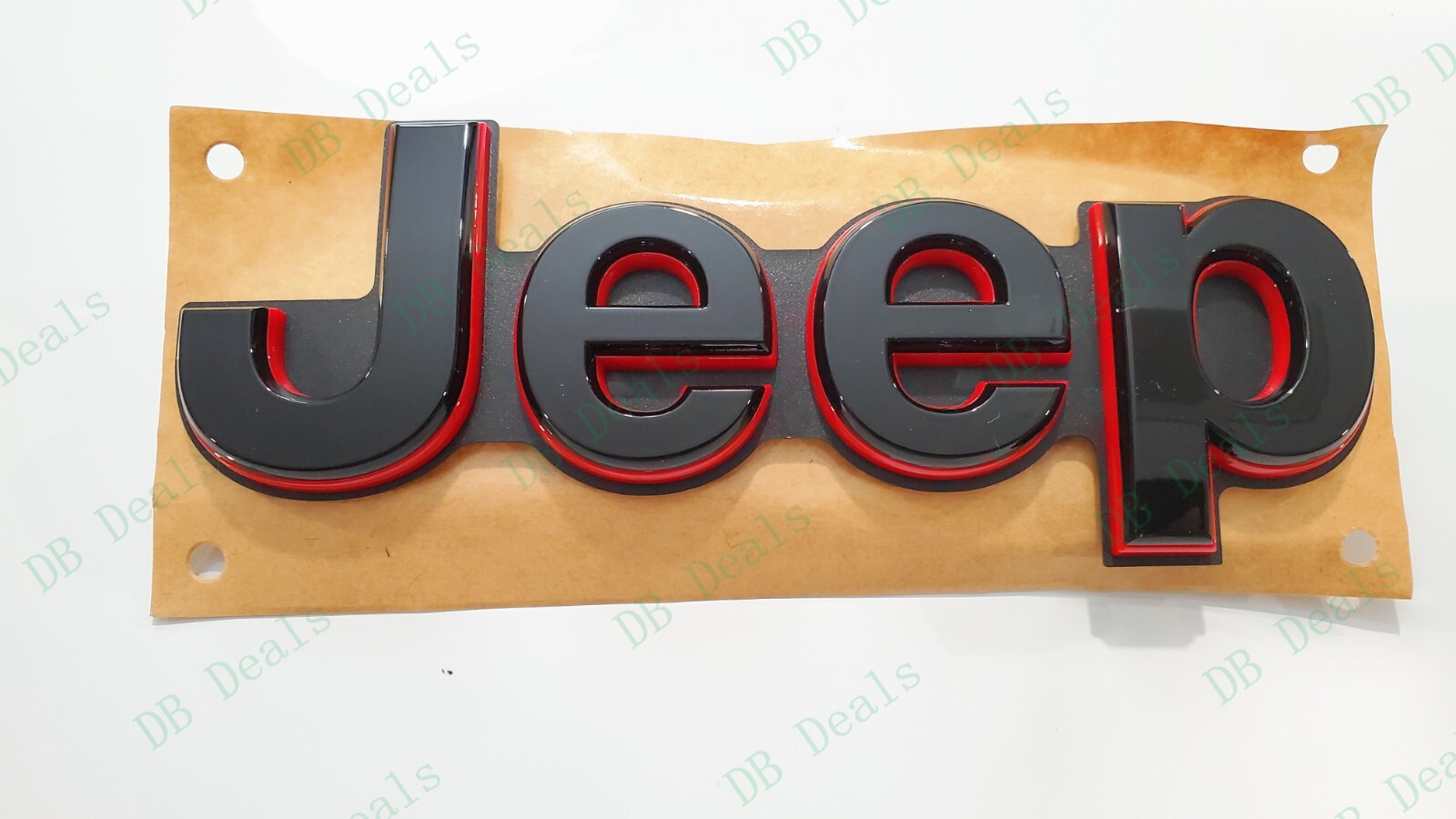 Gloss Black Red Rear liftgate Jeep Emblems Fit 2021+ Jeep Grand ...