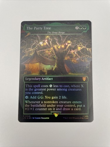 MTG - The Party Tree - The Great Henge - FOIL Borderless #348 ...