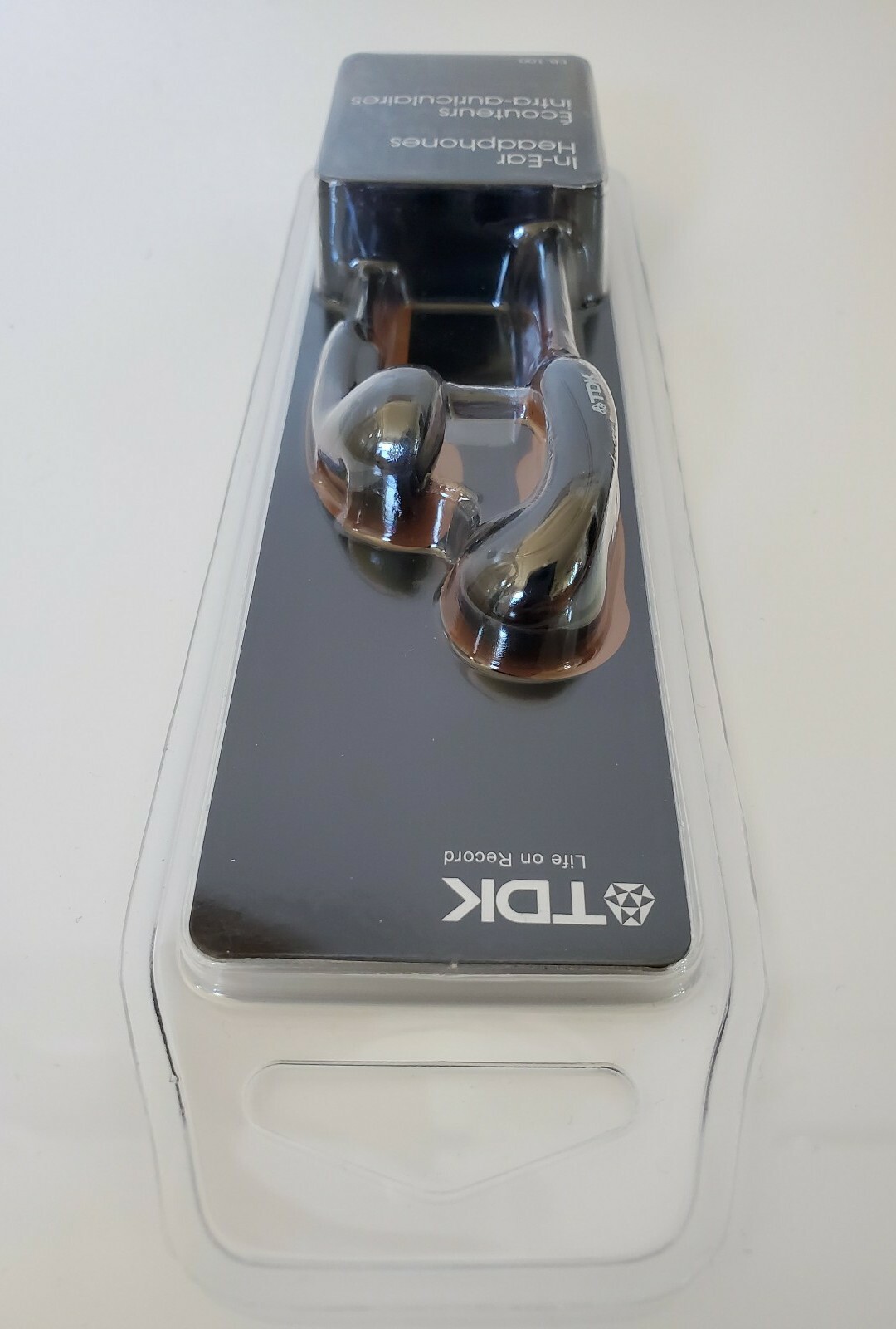 Genuine TDK Wired Stereo Black In-Ear Headphones EB-100 Bass Boost ...