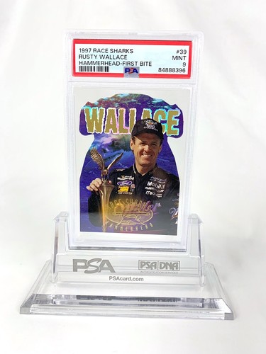 1997 Wheels Race Sharks "Hammerhead" #39 Rusty Wallace - PSA: Mint 9 *Pop 1* | eBay