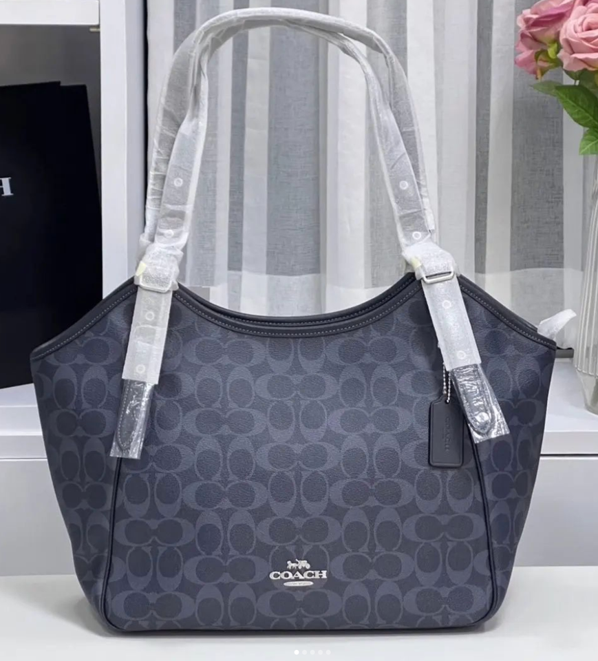 NWT Coach Meadow Shoulder Bag In Signature Canvas CM074/CM075/CM076 | eBay